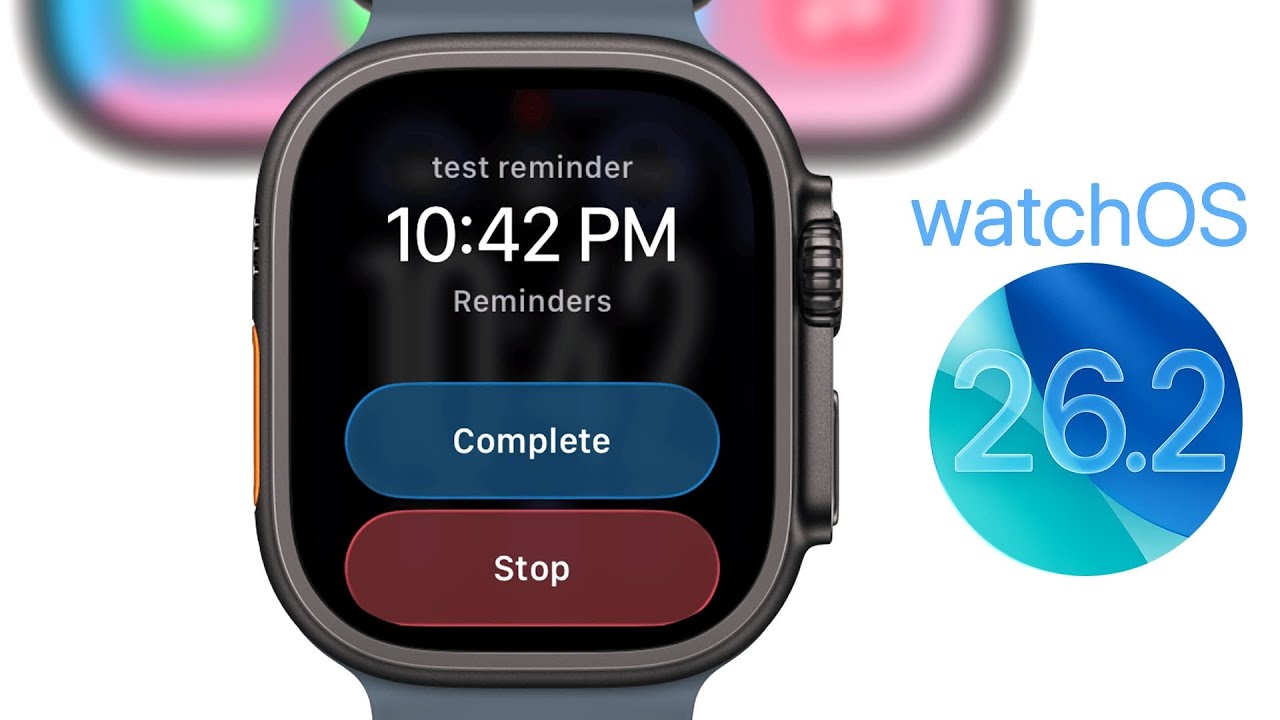 watchOS 26.2 Released - What's New?