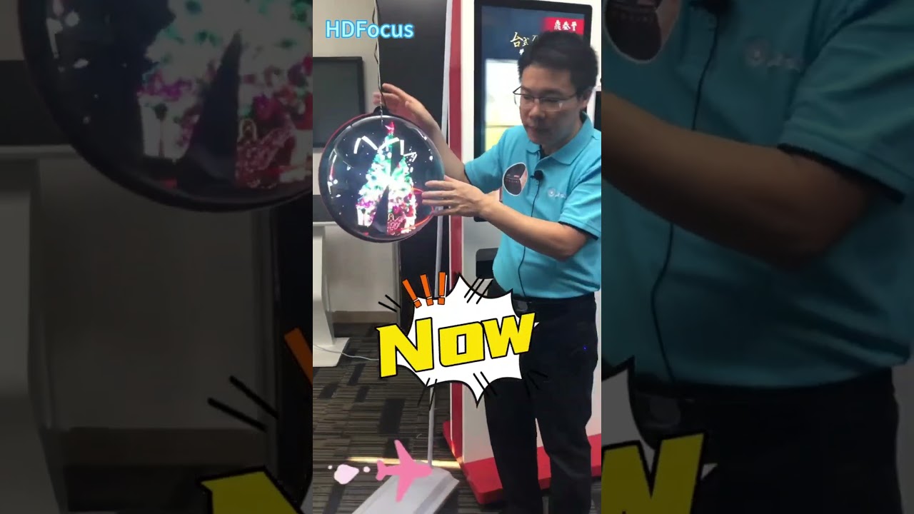 Miniature Christmas Decorations with 3D Hologram Fans Inside! #hdfocus