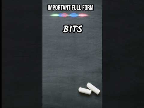 full form of BITS #birla #technology #shorts