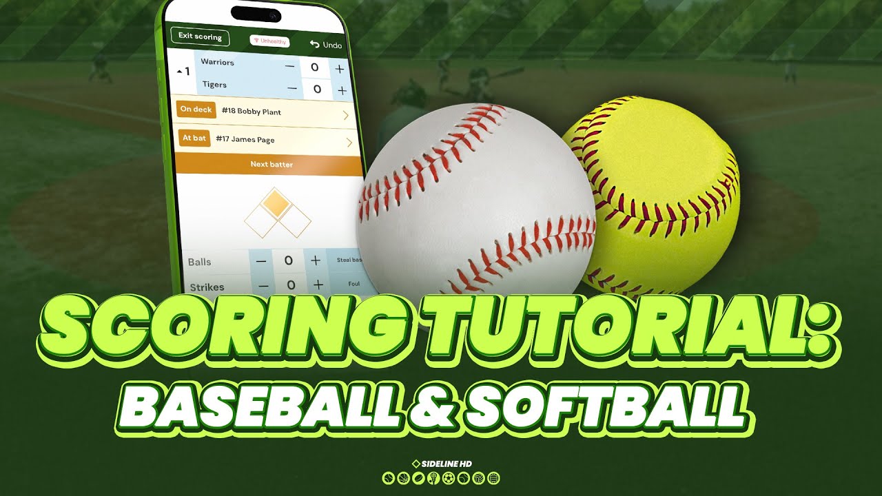sidelineHD Pro Tips: Scoring Baseball and Softball
