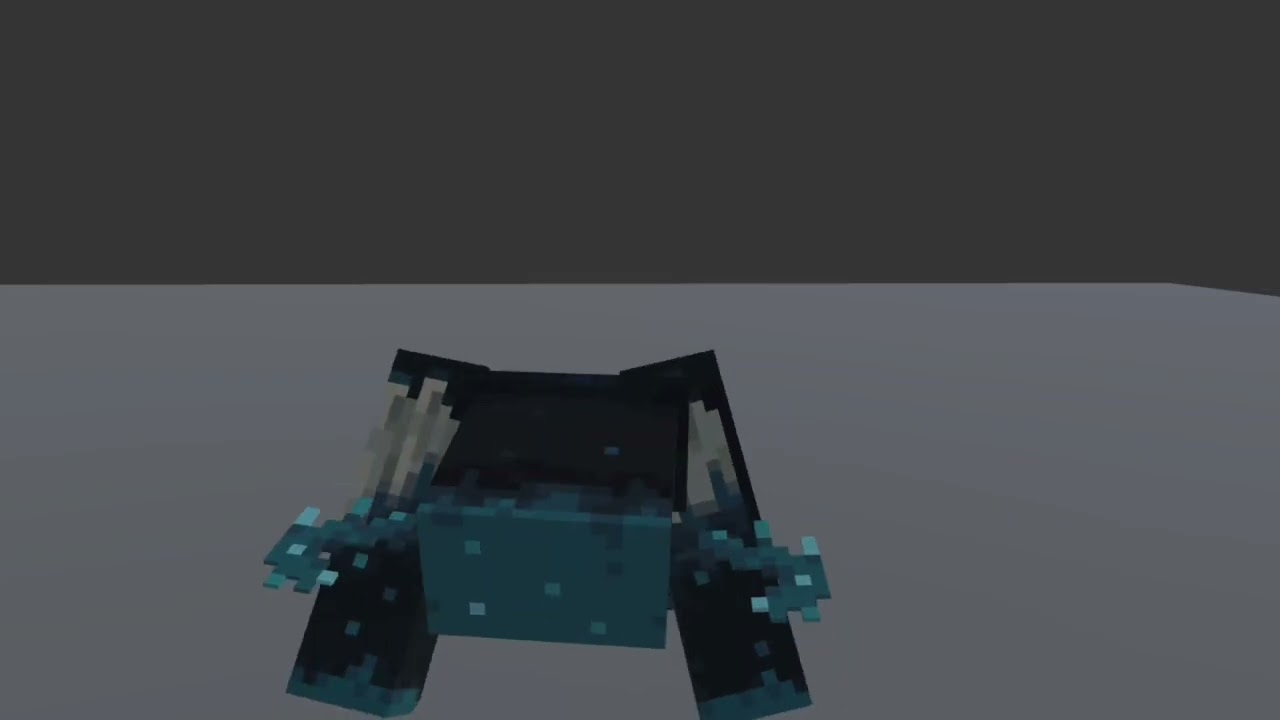 warden spawn animation|minecraft prisma 3d test animation