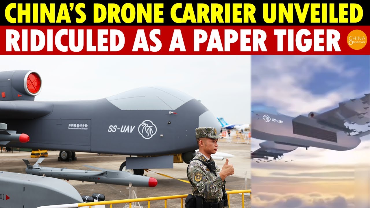 China’s “Jiutian” Drone Aircraft Carrier Revealed, Mocked by India as a ...