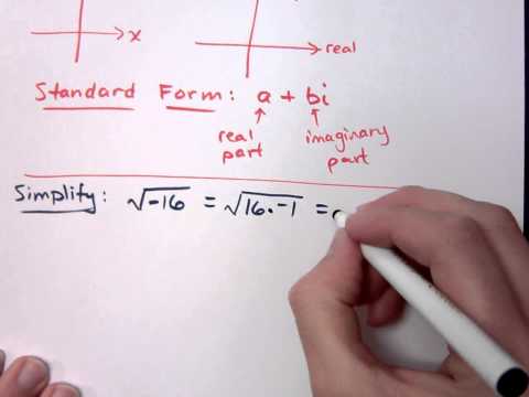 Intro to Imaginary Numbers - Expii