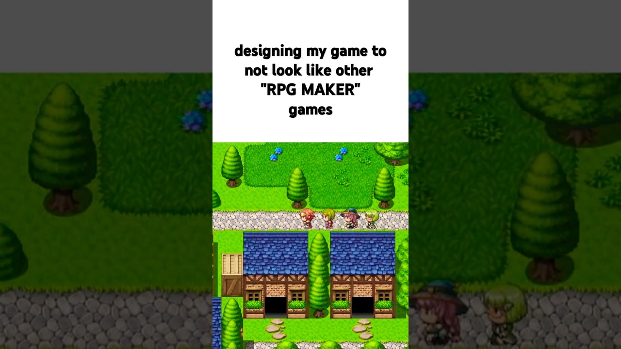 Making My RPG Maker Game Not Look Like An RPG Maker Game #indiegame #twitchclips #rpgmaker