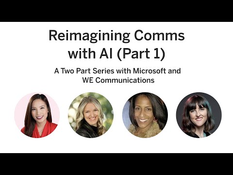 Reimagining Comms with AI (Part 1)
