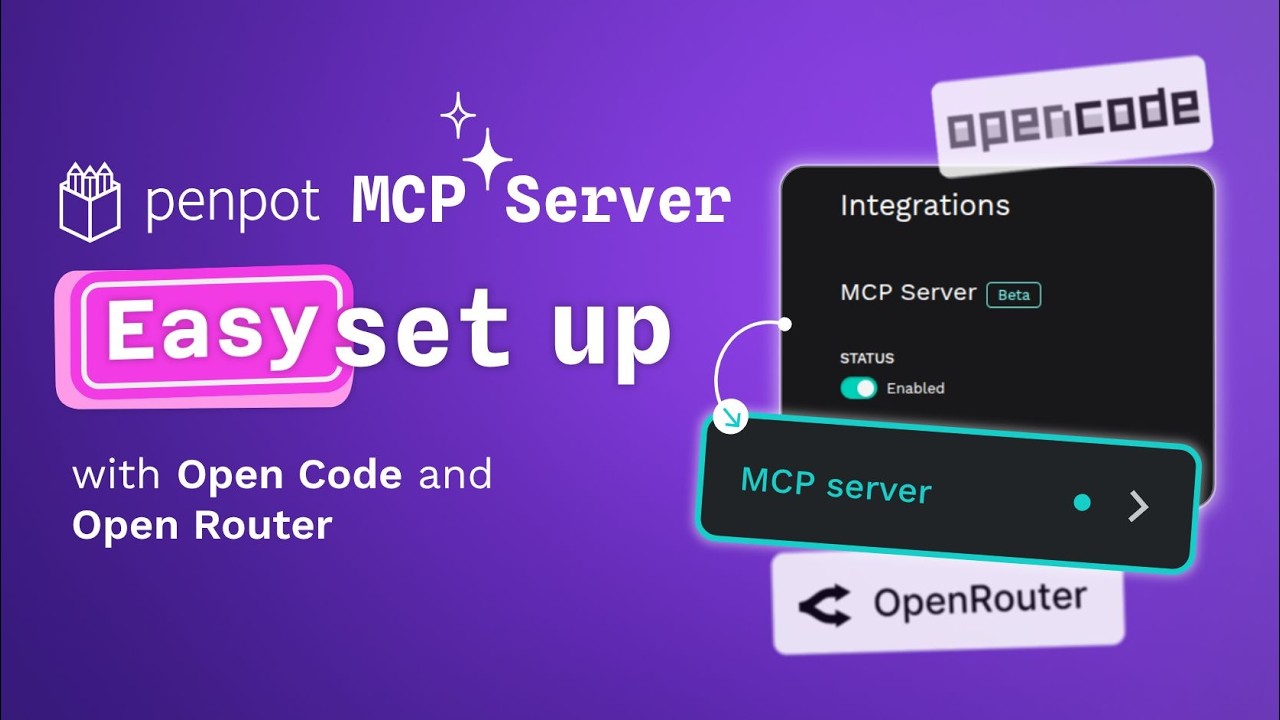 Penpot MCP Server: Easy Setup | OpenCode + OpenRouter