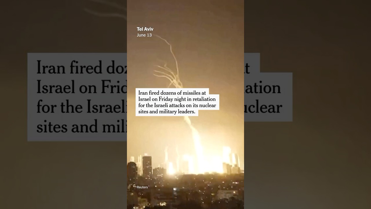 Iranian Missiles Hit Tel Aviv After Israeli Strikes on Nuclear Sites