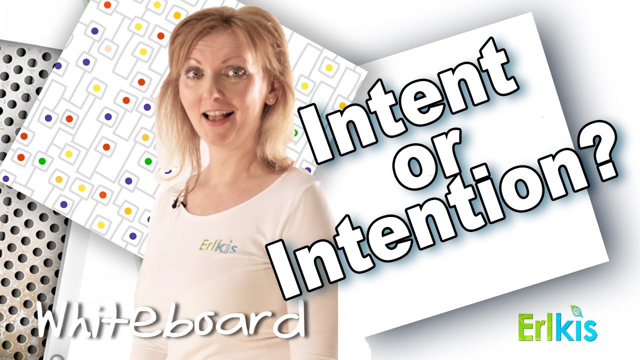 INTENT or INTENTION?