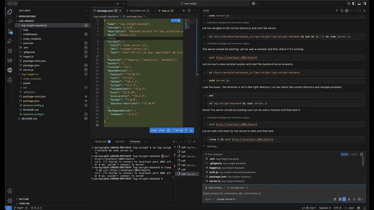Use GitHub Copilot’s agent to generate a full-stack project with zero code.