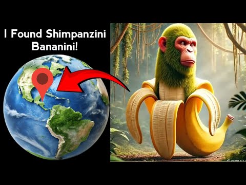😶🌫️😱I Found Shimpanzini Bananini in google maps and google earth #map #earth #hrbro76