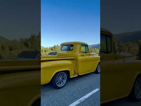 57 Chevy 3100 with Flowtech Terminator mufflers #chevrolet #383stroker #oldschool #muffler #chevy