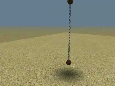 NWN1 Custom Content: Simple Dangly Mesh Chain Demo Using 4 Planes