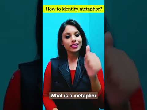 What is a metaphor #shorts #useofmetaphor #metaphoruses #english