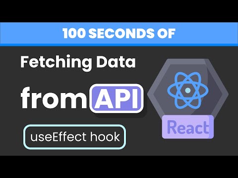 Fetching data from API in React js in 100 seconds