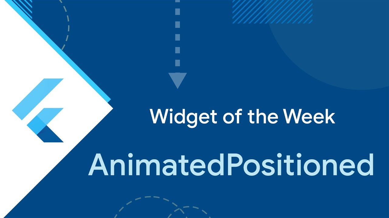 AnimatedPositioned (Flutter Widget of the Week)