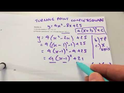 Maths GCSE exam Turning Point