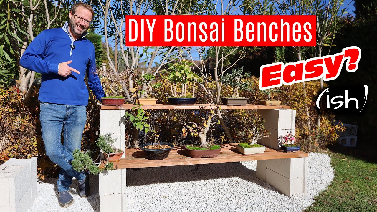 How to make a Bonsai Garden | Part 2 - Bonsai Benches