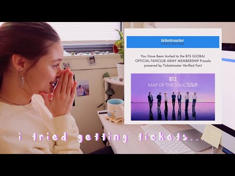 that time we got into the bts army membership ticket presale and panicked about it