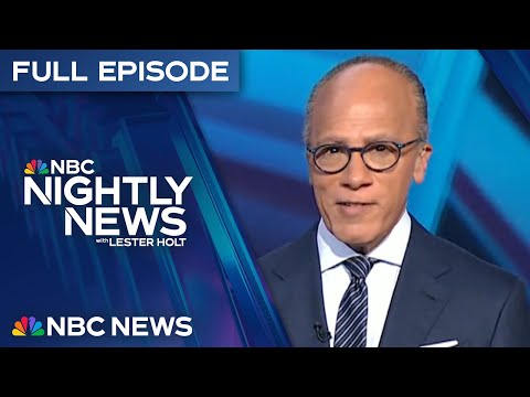 Nightly News Full Episode - April 29