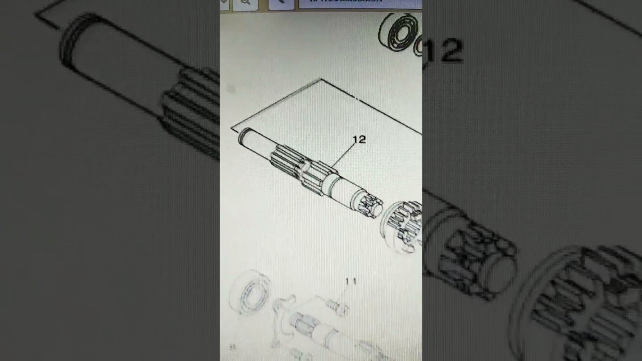 Yamaha gear set part PDF.. #bike #automobile #viral #shortyoutube #gear #box