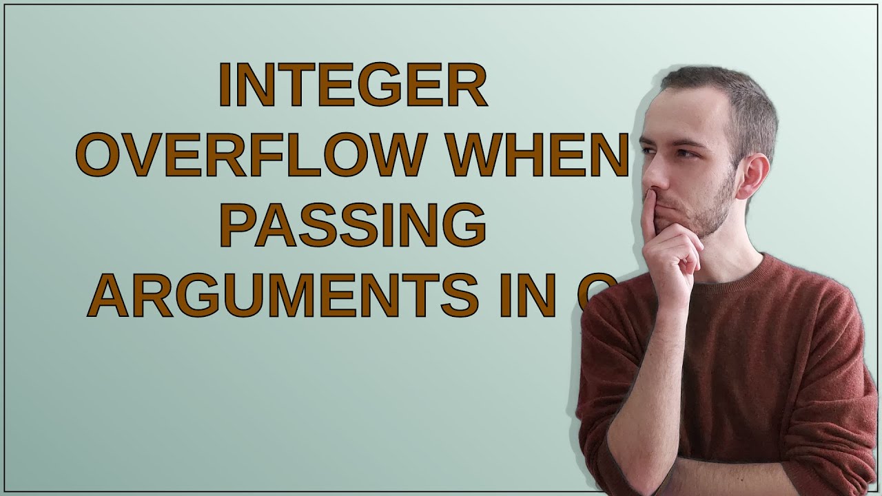 Integer Overflow when Passing Arguments in C