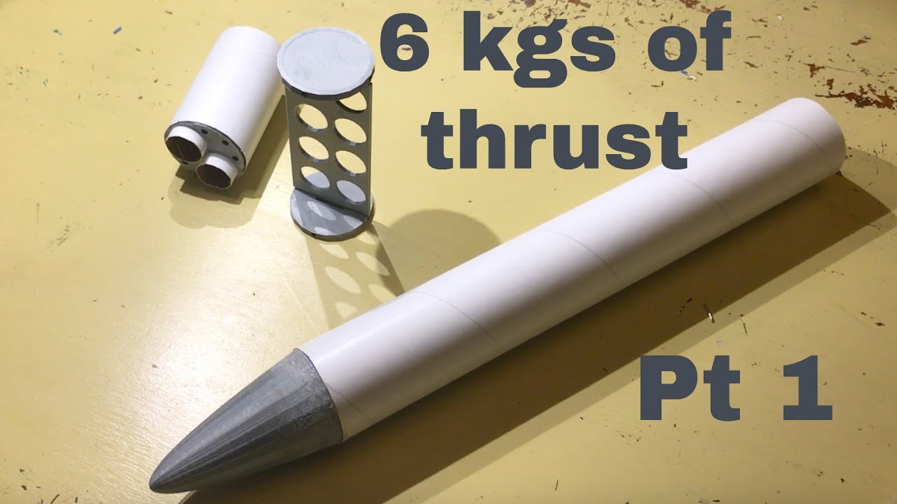 Making a powerful 2 engine model rocket Part 1