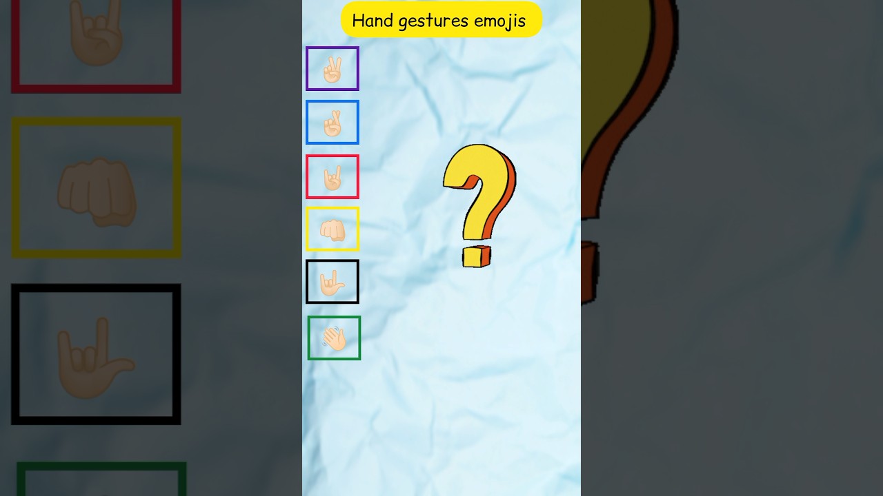 💪🏻Hand gestures emojis meaning💪🏻 #youtubeshorts #shorts #spokenenglish #emoji