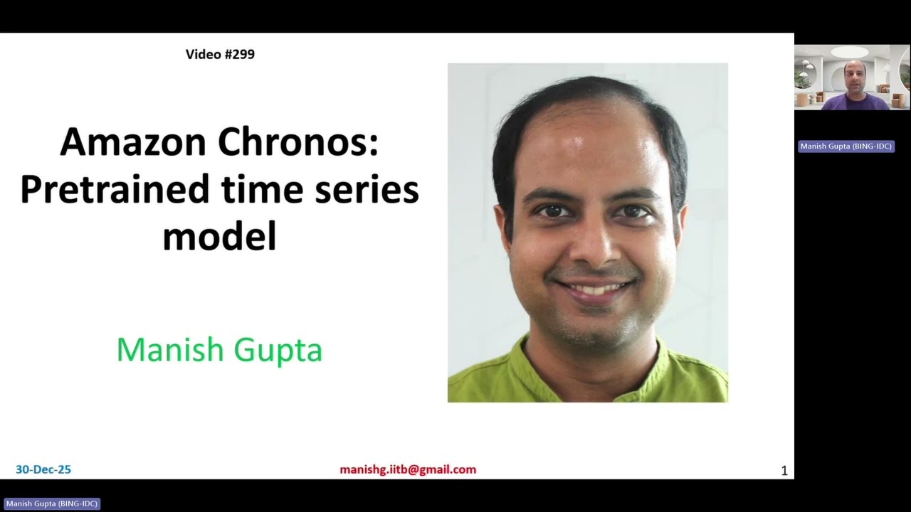 #299 Amazon Chronos: Pretrained LLMs for time series