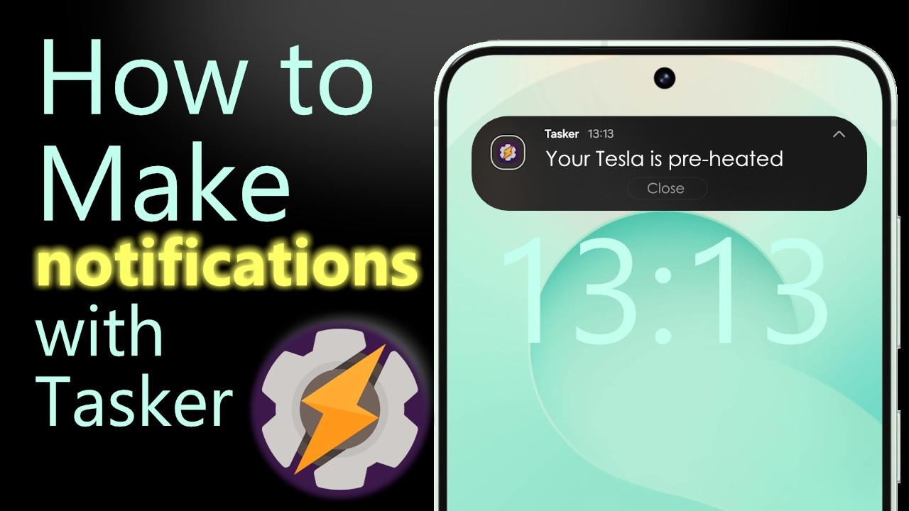 How to make custom notifications using tasker