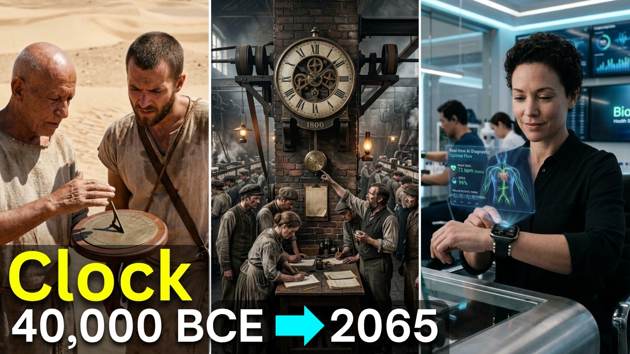 The Evolution of Clock (40,000 BC To 2065 AD)