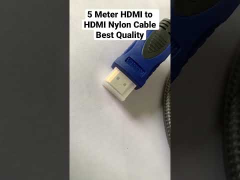 5 Meter HDMI to HDMI Nylon Cable Best Quality