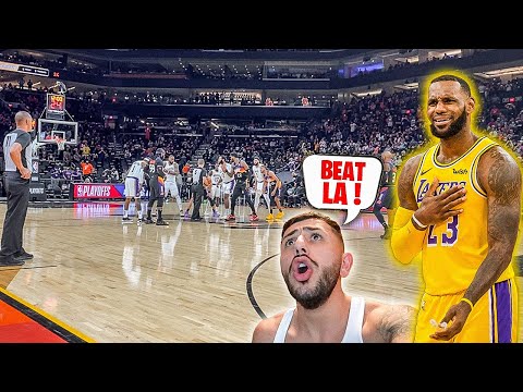 $10,000 COURTSIDE SEATS TO SUNS VS LAKERS GAME!! **Taunting Lebron James**