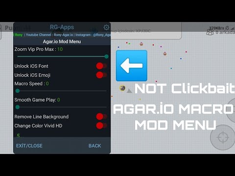 Agar.io all Hacks 2.14.3 Apk, Agario Mod Menu Agario Macro & Zoom Hack
