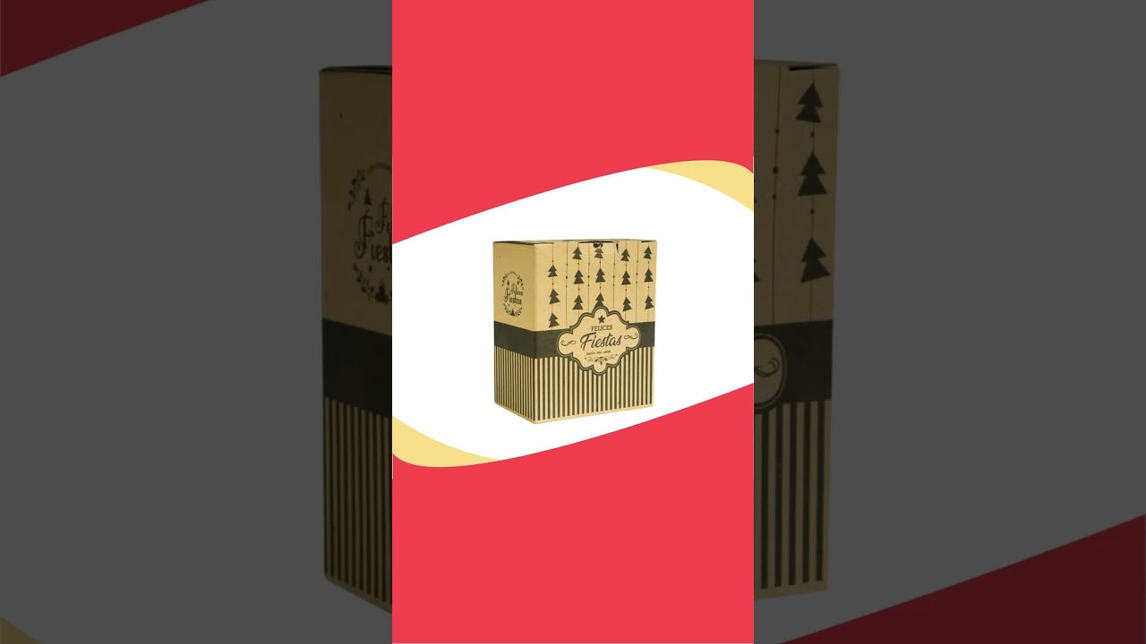 1 idea, diferentes colores de Cajas Navideñas