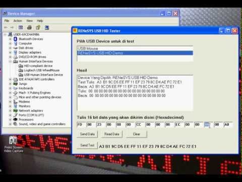 USB HID 16 bytes data transfer using ATmega32U4