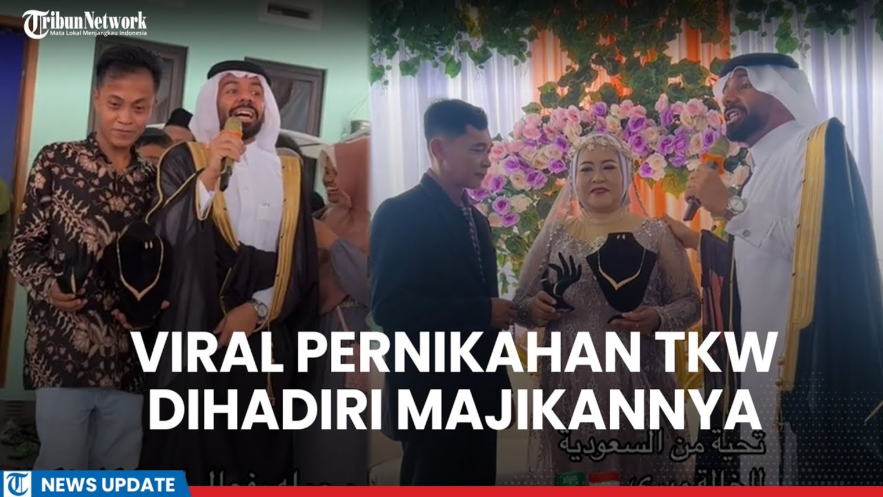 Viral Pernikahan Seorang TKW di Kampung, Sang Majikan dari Arab Saudi Rela Hadiri Pernikahan