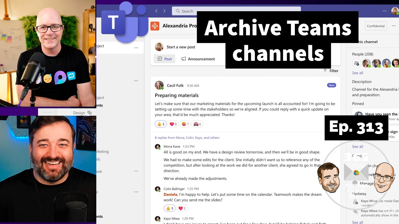 Optimize Archiving in MS Teams Channels - Ep. 314
