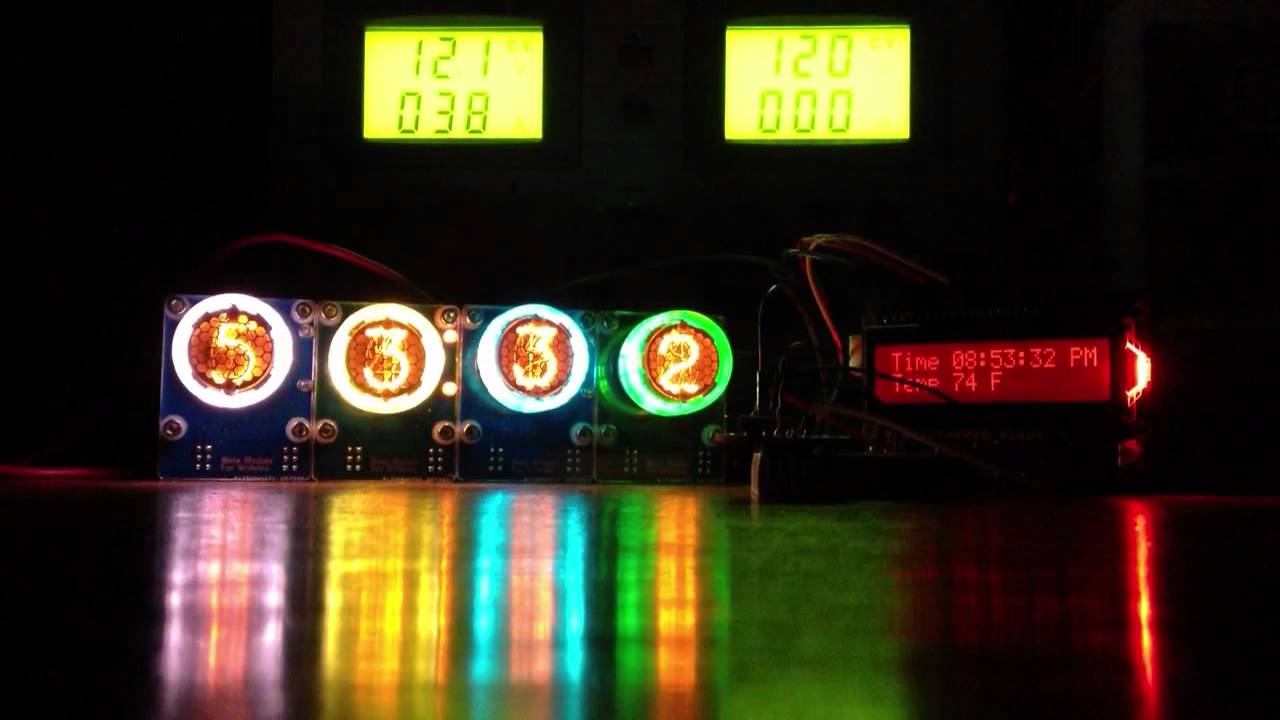 Arduino and Nixie clock prototyping