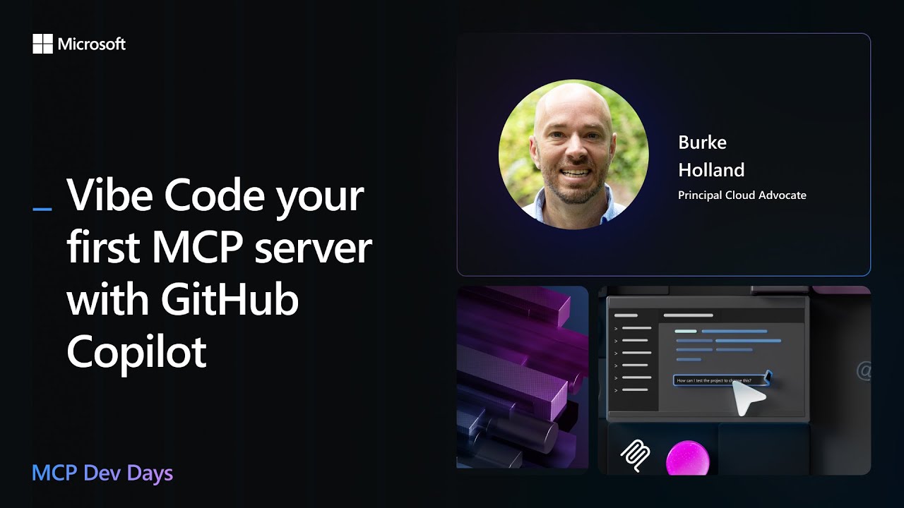 Vibe Code your first MCP server with GitHub Copilot