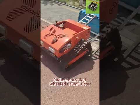 China made track mower low price for sale, chinese best robot lawn mower for hills