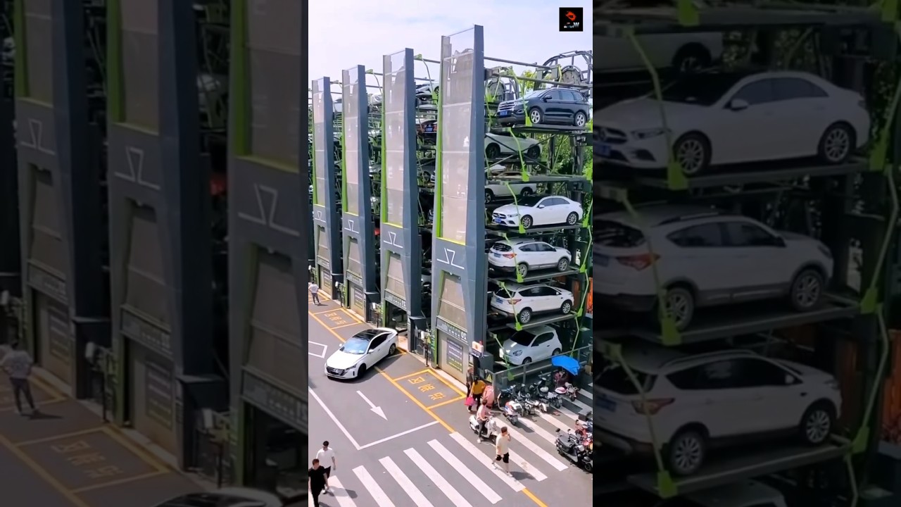 SmartPark Advanced Parking System. #shorts #automobile #parking #advanced