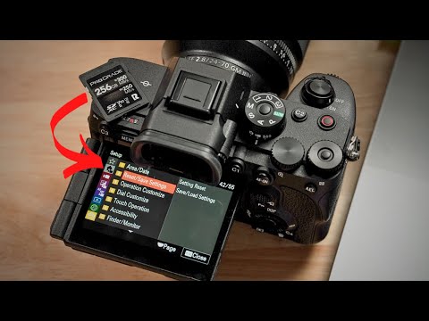 How to Save/Load Settings in Sony Alpha Cameras || a7R V, a7 IV, a7S III