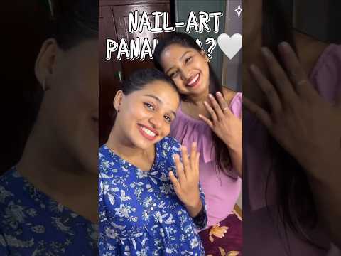 Moni❤️Ashwini oda nail art pakalama#nrfm #love #monifayas #couplegoals #shorts #trending #viral