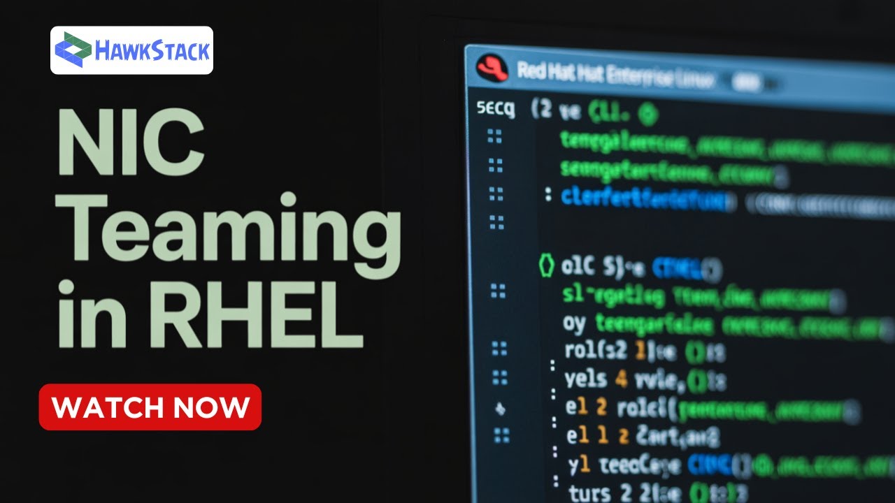 Nic teaming in Rhel | Hawkstack