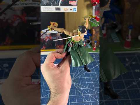 ANIME HEROES RORONOA ZORO THREE SWORD STYLE IS HERE!!! #onepiece #zoro #shfiguarts #animeheroes #toy
