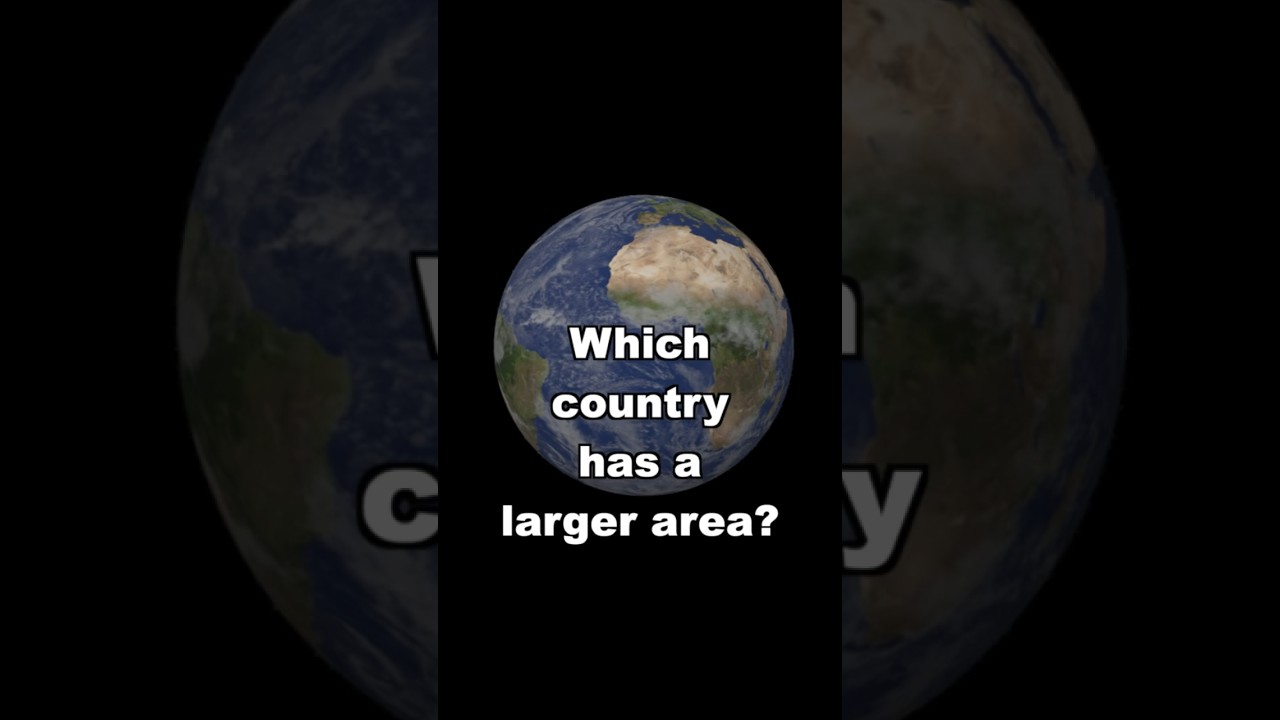 Which country has a larger area? Area of ​​Saudi Arabia or Morocco? #geography