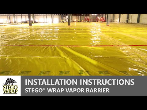 STEGO® WRAP | How to Install an Under-Slab Vapor Barrier