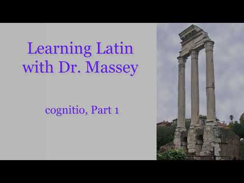 cognitio, Part 1