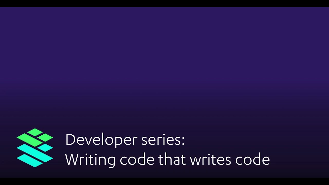 Writing Code that Writes Code - Cardstack Developer Series