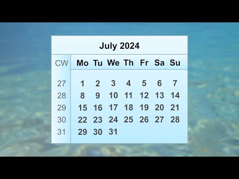July 2024 Calendar